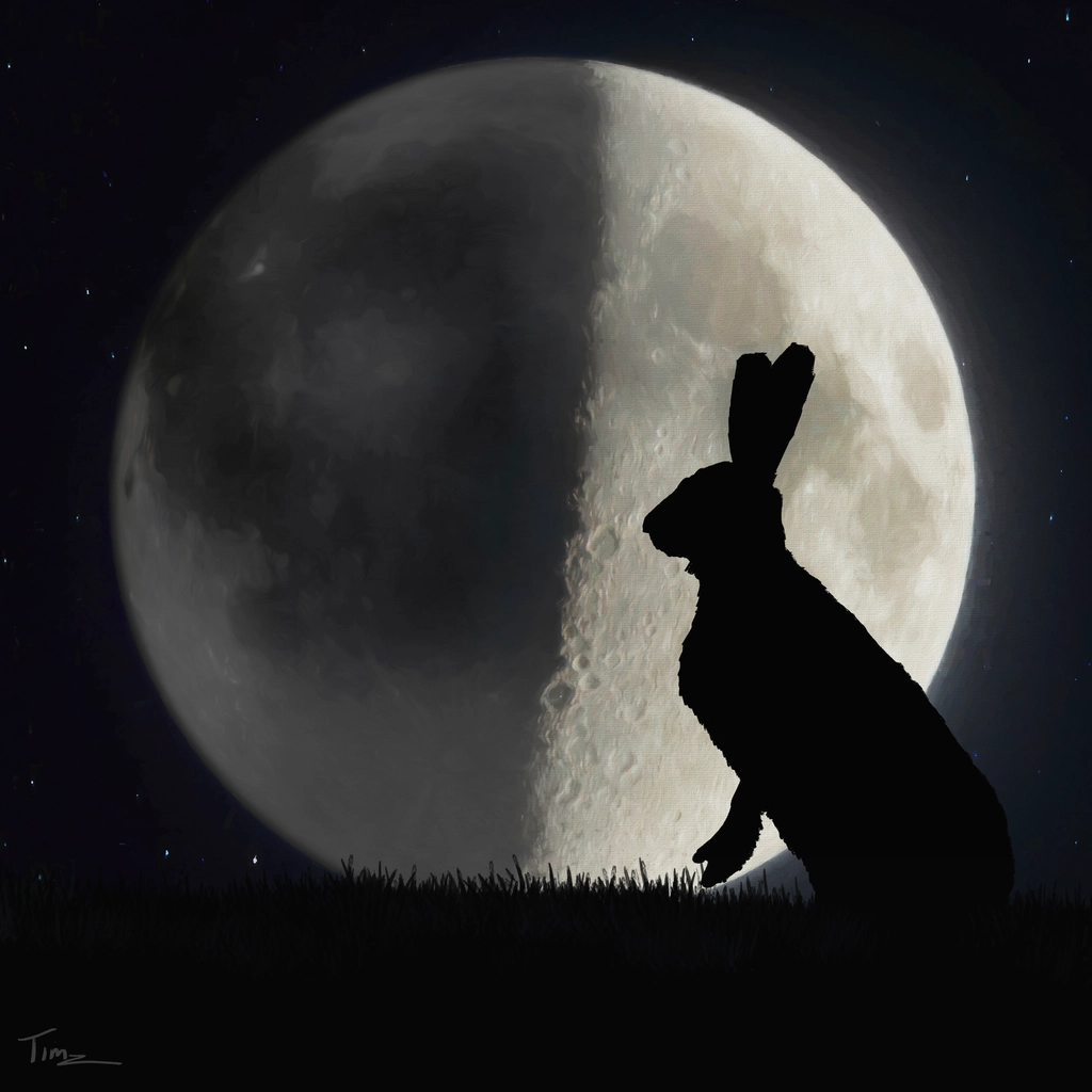 Hare Moon | Moongazing by Tim_the_Sleeper