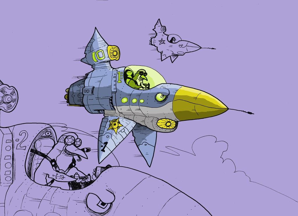 Alien Penguin Invasion: Airforce | Fernando Torelli - cNFT's Studio