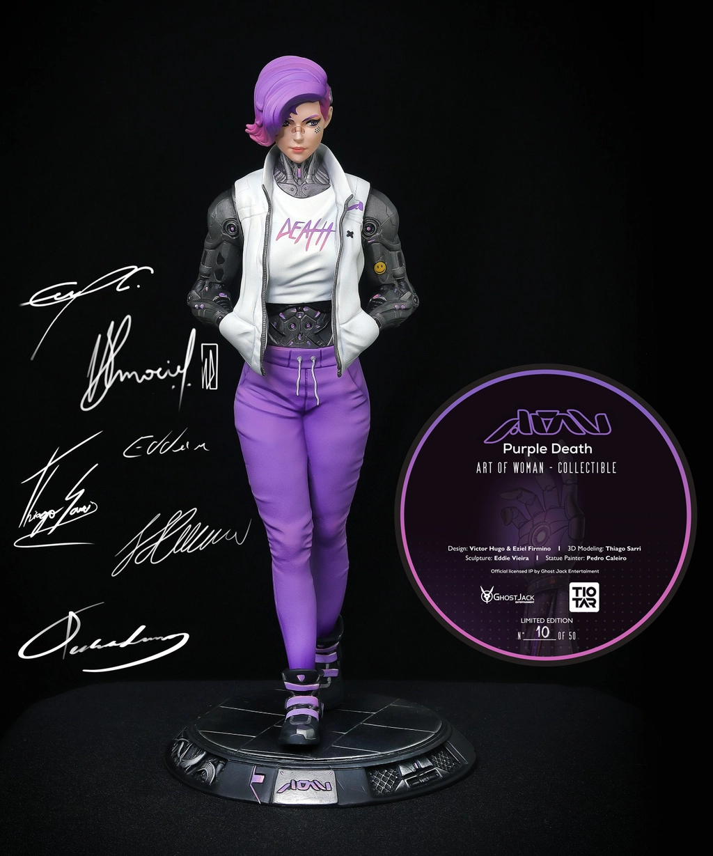 P.D Physical #10 | Purple Death Statue