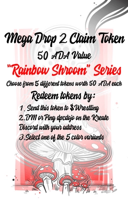 Mega Drop 2 Token- Rainbow Shrooms | DPC AKA Davey Painting