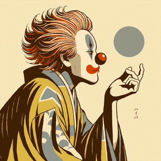 Reverie in the Moonlight | Echoes of a Clownish Parade