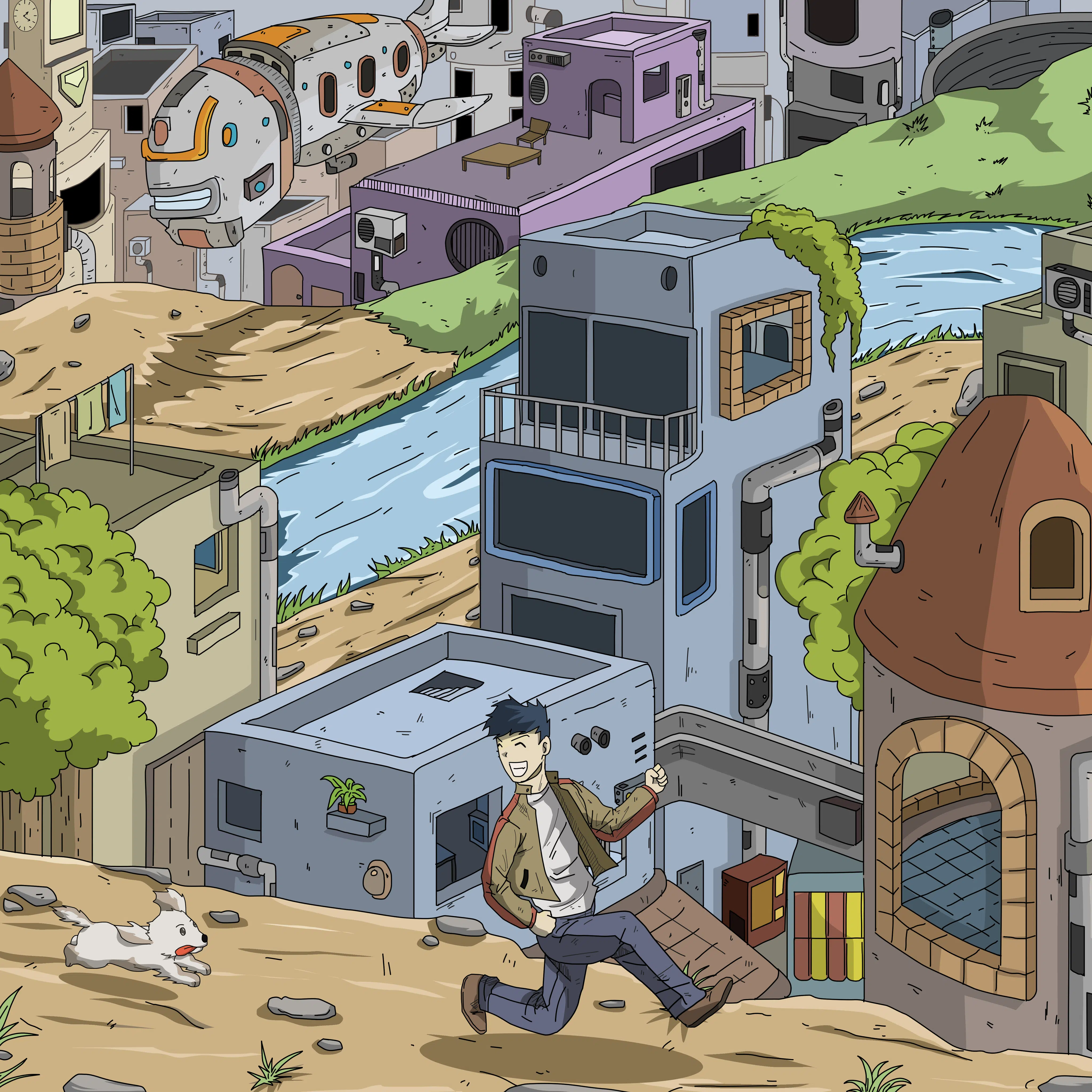 Happy Afternoon | Toon Art