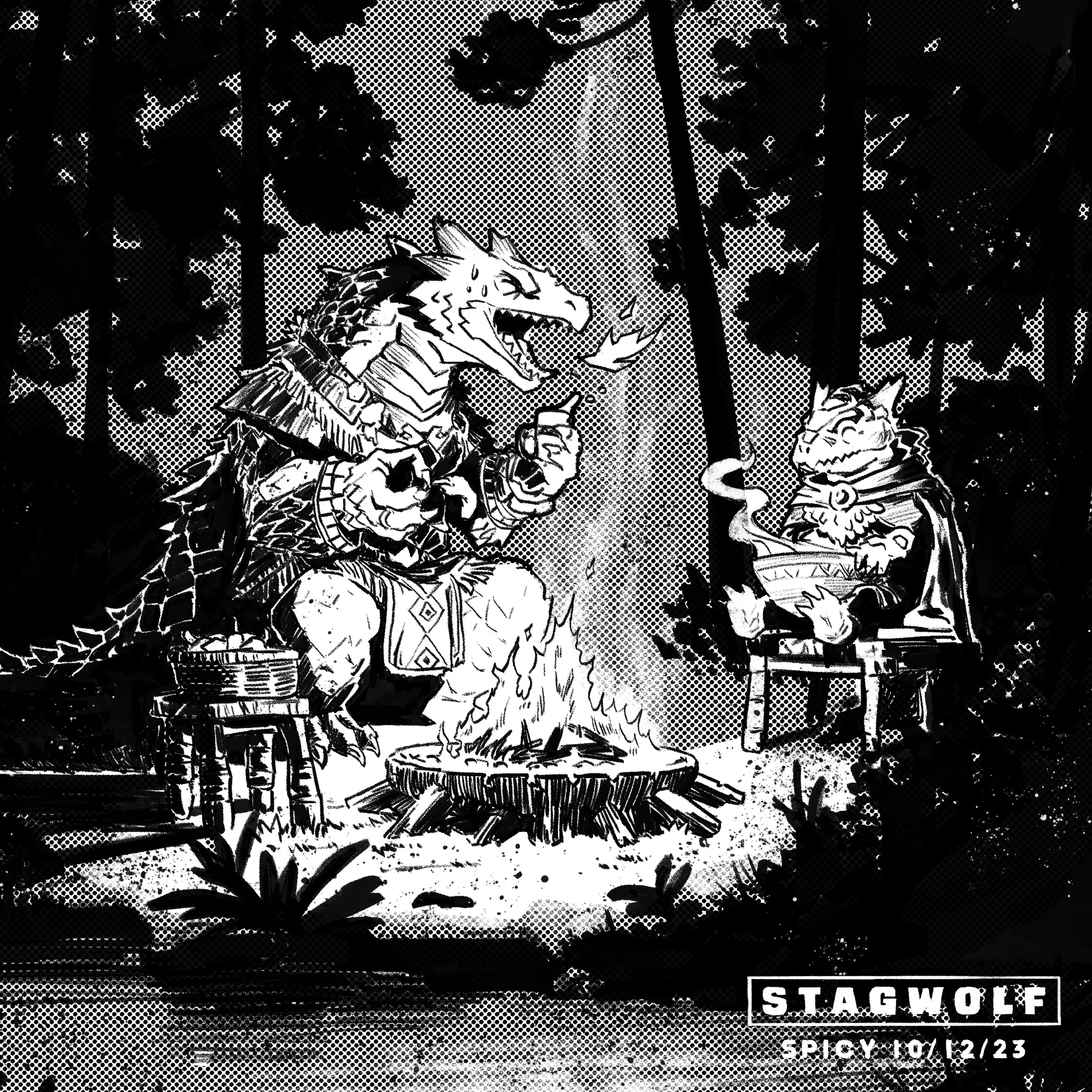 Spicy | Stagwolf's Inktober 2023