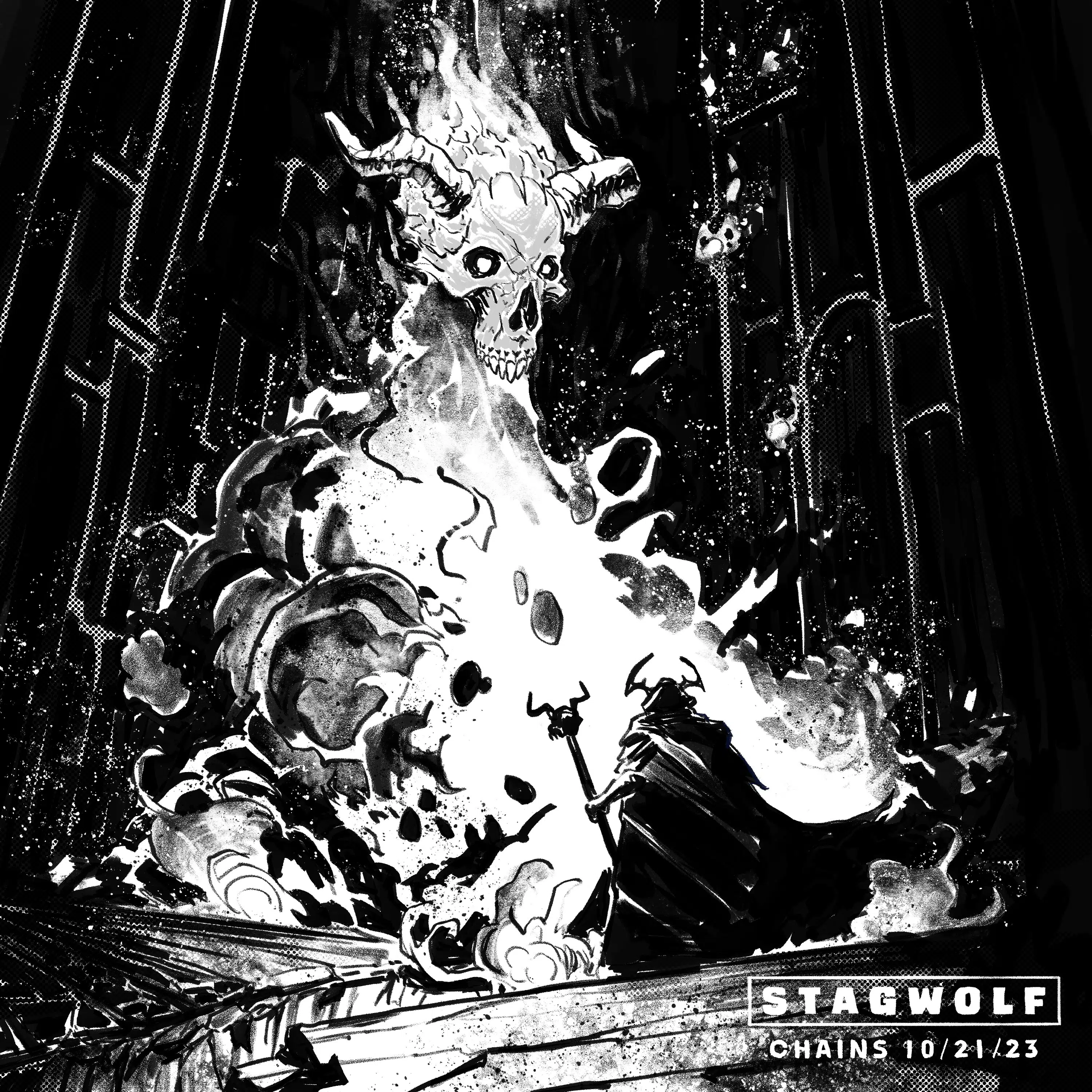 Chains | Stagwolf's Inktober 2023