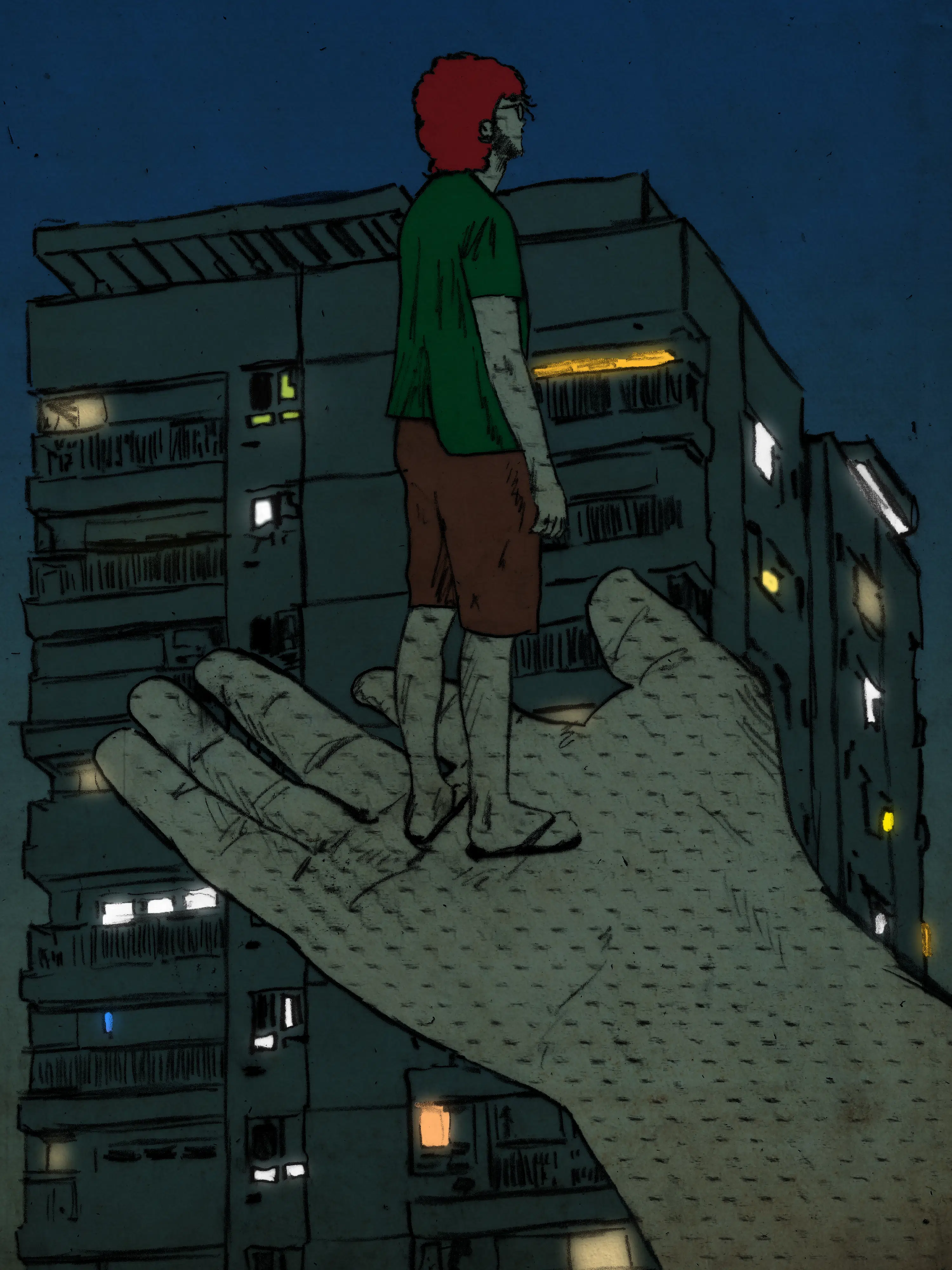 window lights | rogerin's drawings